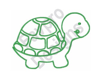 Sea Turtle Machine Embroidery Design - Etsy