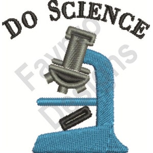 Do Science - Machine Embroidery Design - Etsy