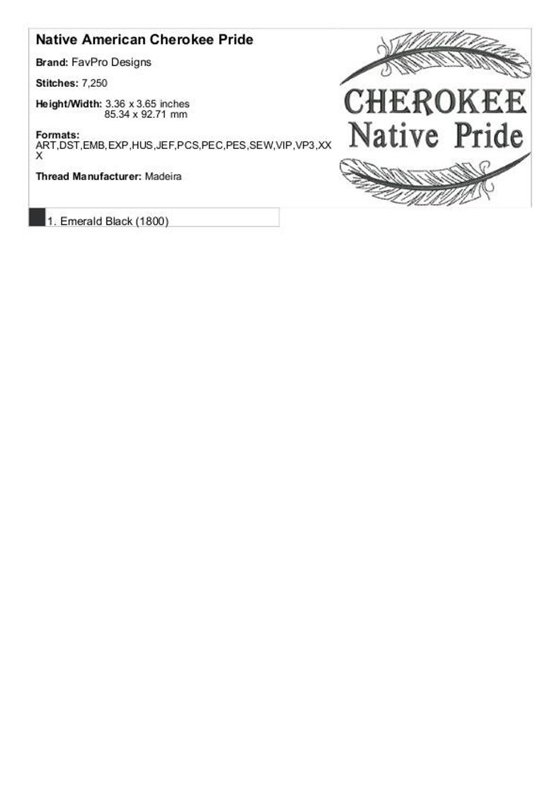Native American Cherokee Pride Machine Embroidery Design - Etsy