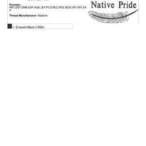 Native American Cherokee Pride - Machine Embroidery Design - Etsy