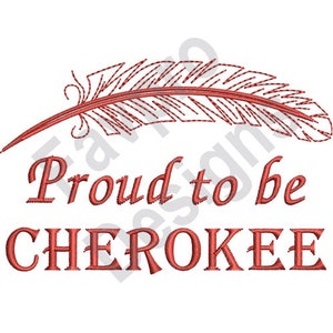 Native American Cherokee Pride - Machine Embroidery Design - Etsy