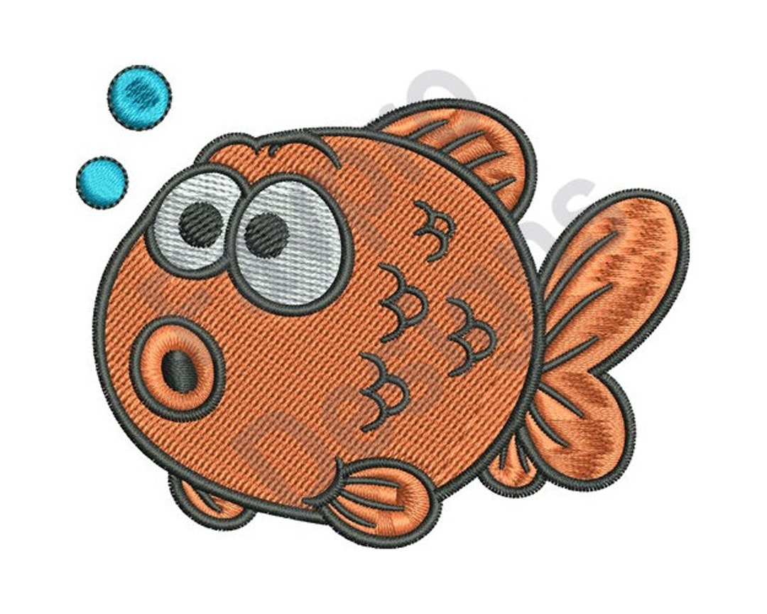 Happy Fishing - Machine Embroidery Design - Etsy