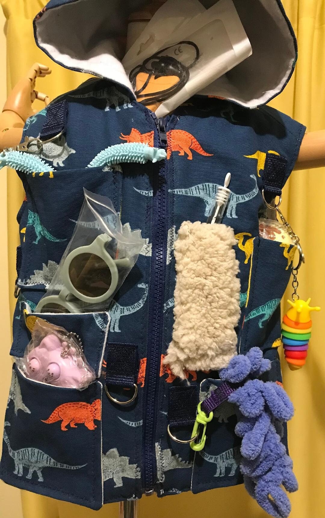 Child's Sensory Play Vest With Fidget, Coping, Calming Toys - Etsy