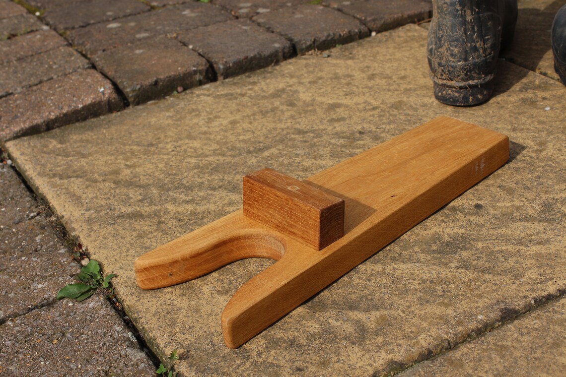 Traditional Oak Boot Jack | Etsy