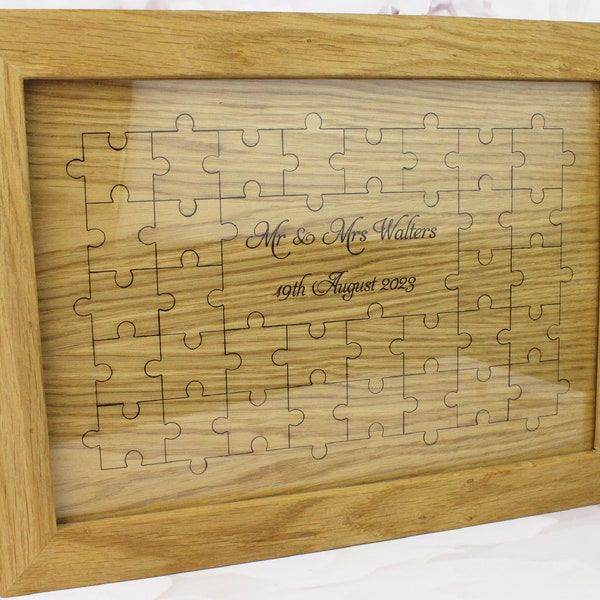 Puzzle Guest Book - Etsy