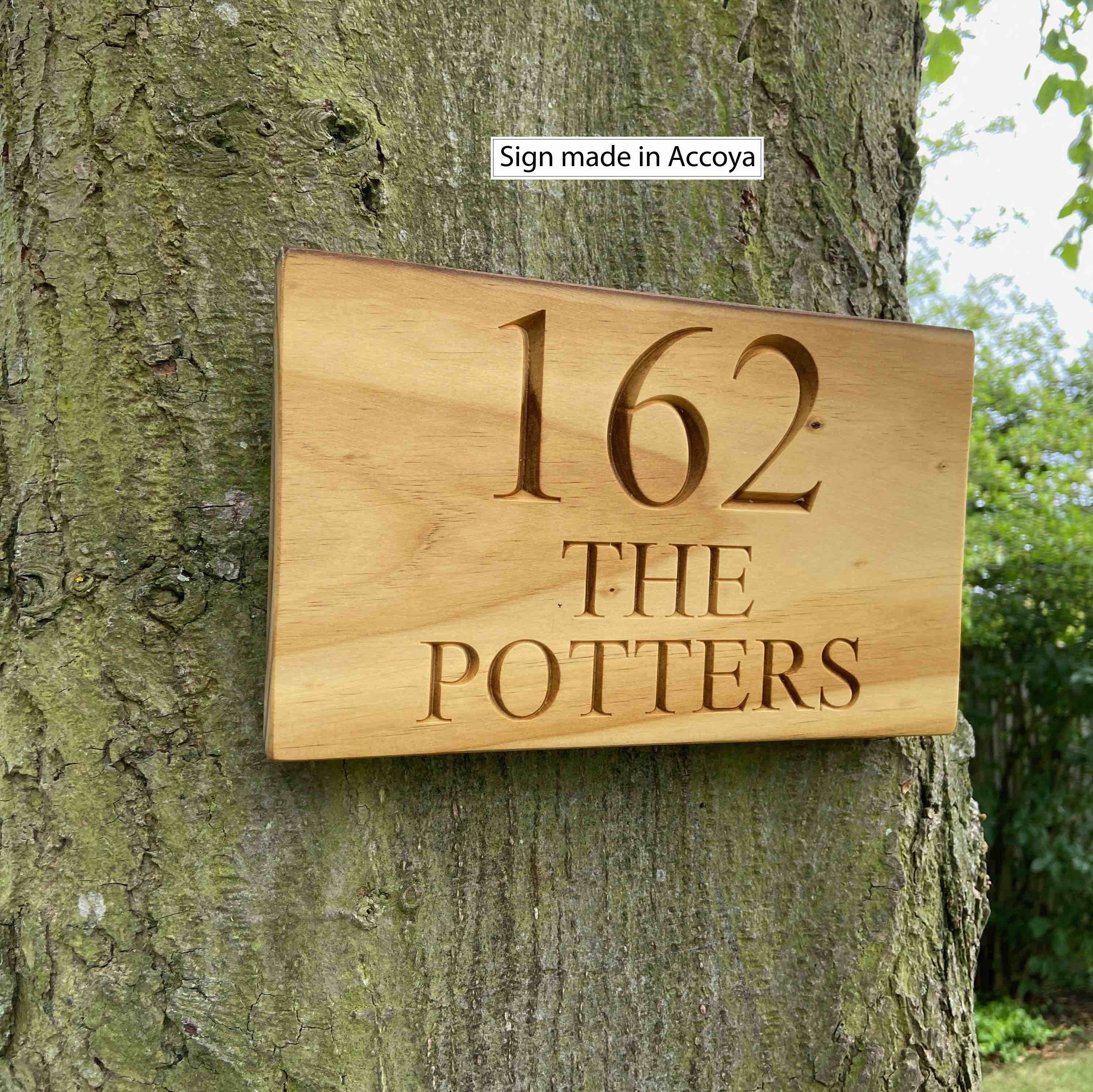 Full Custom Design Chunk 30mm Thick Signs in Oak or Accoya - Etsy