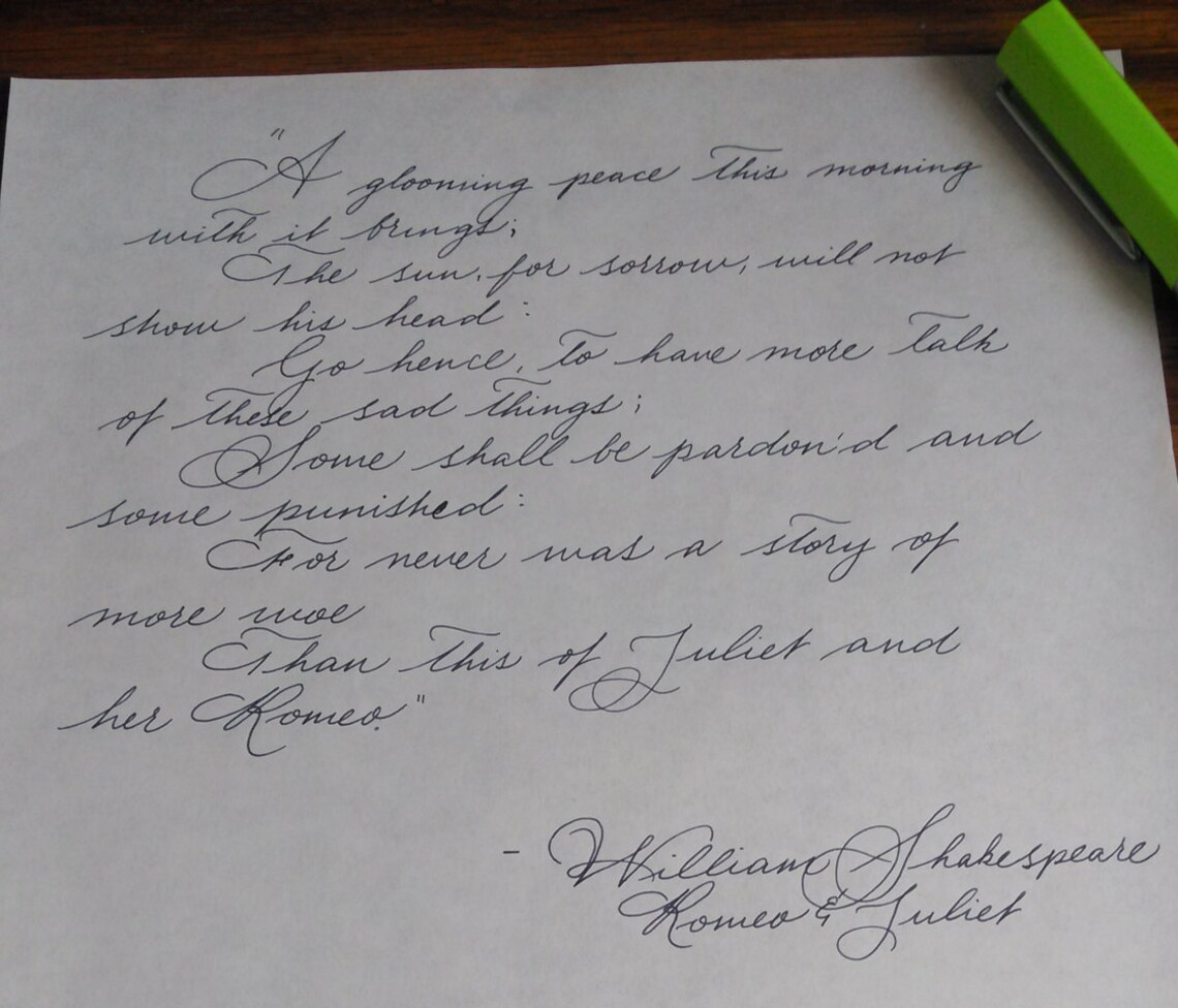 Buy Handwritten Letters Your Text My Handwriting Online in India - Etsy