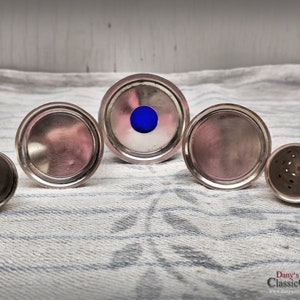 Heavy Salt and Pepper Shaker With Open Mustard or Sweetener Pot ~ EPNS ...