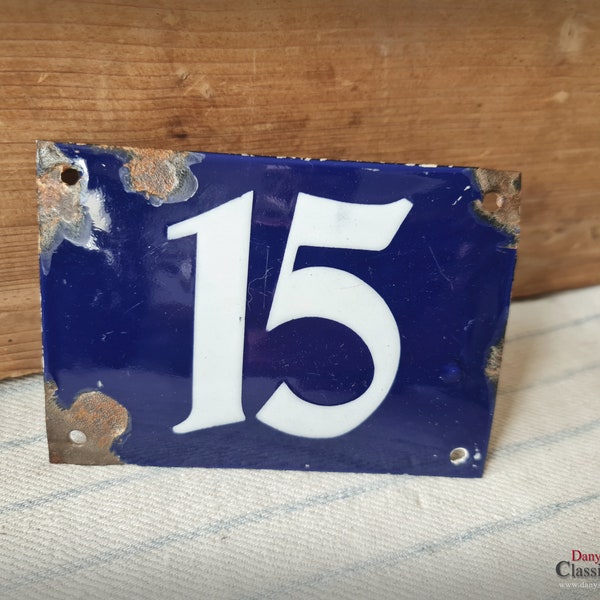 Enamel House Numbers - Etsy