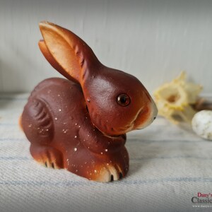 RARE Rabbit Candy Container Brown Bunny Vintage German Easter ...