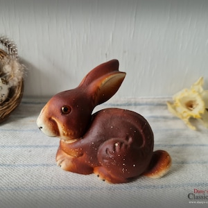 RARE Rabbit Candy Container Brown Bunny Vintage German Easter ...