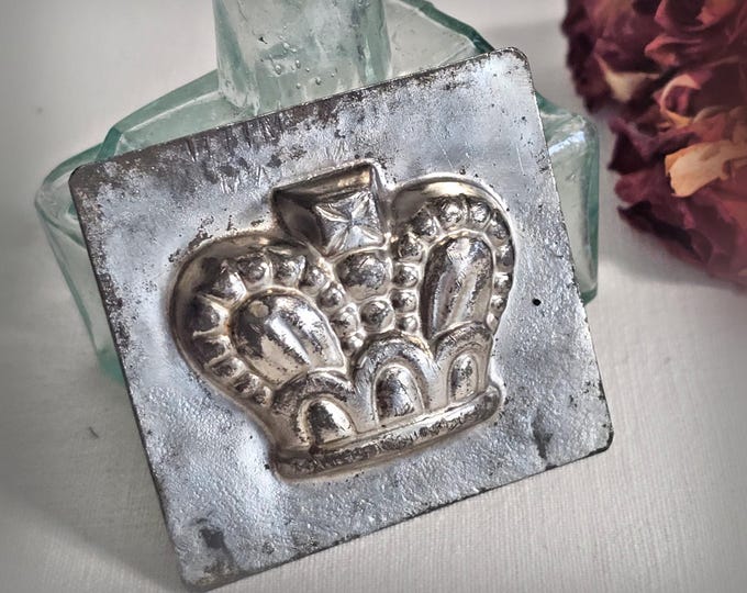 SUPER RARE Crown Chocolate Flat Mold ~ Randle & Smith Birmingham ...