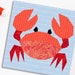 Crab Quilt Block Pattern: Nautical Foundation Paper Piecing (PDF ...