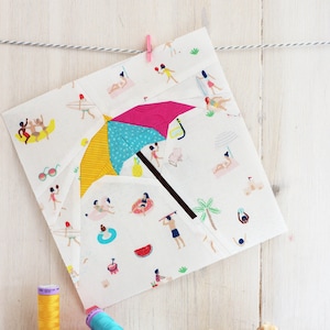 Beach Umbrella Quilt Block Pattern, PDF Pattern Instant Download ...