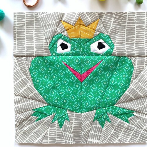 Hippo Quilt Block Pattern PDF Instant Download Nursery | Etsy