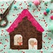 Gingerbread House Quilt Block, 5 Sizes PDF Instant Download, FPP ...