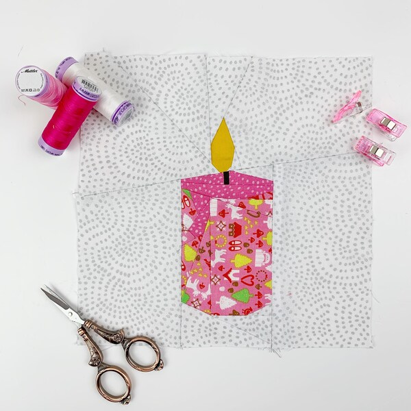 Candle Quilt Pattern - Etsy
