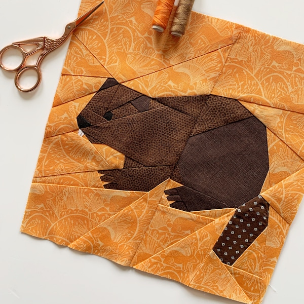 Foundation Paper Piecing Animal Patterns - Etsy