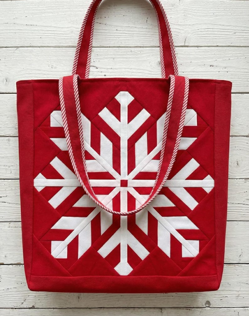 Snowflake 4 Sizes, Quilt Block Pattern: Foundation Paper Piecing (PDF ...