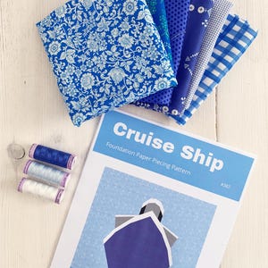 Cruise Ship Quilt Block Pattern: Foundation Paper Piecing (PDF Download ...