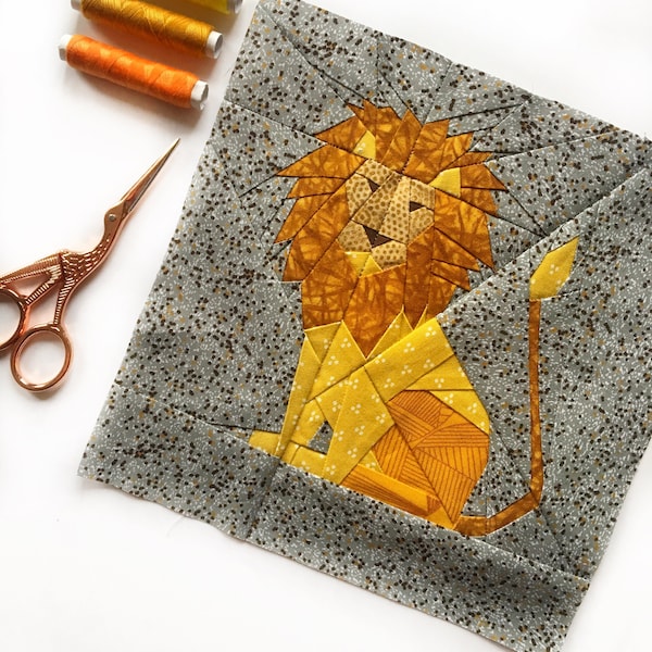Lion Quilt Pattern - Etsy