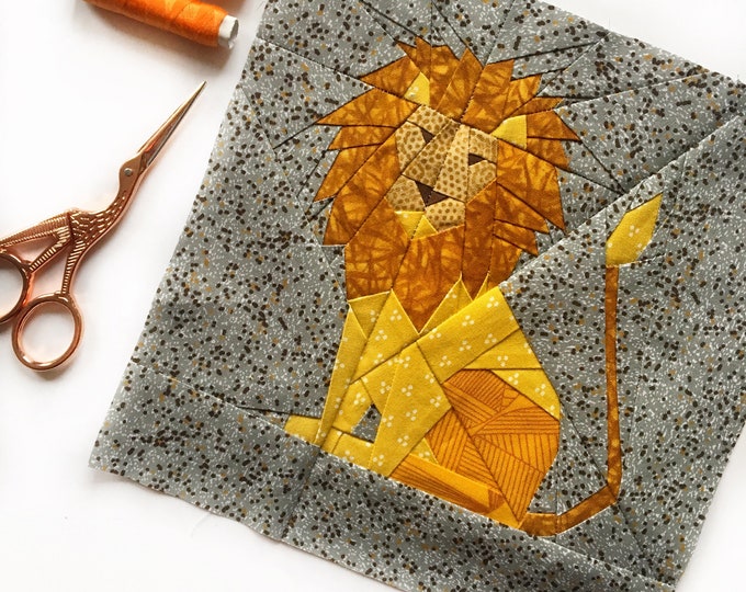Framed Lion Art Quilt - 30in X 20in; Unique Art by Mary Pascoe - Etsy