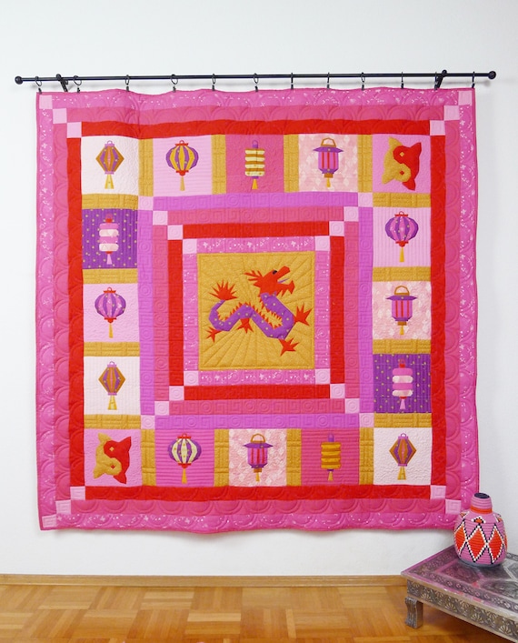 Chinese Lunar New Year Quilt Pattern PDF Instant Download - Etsy