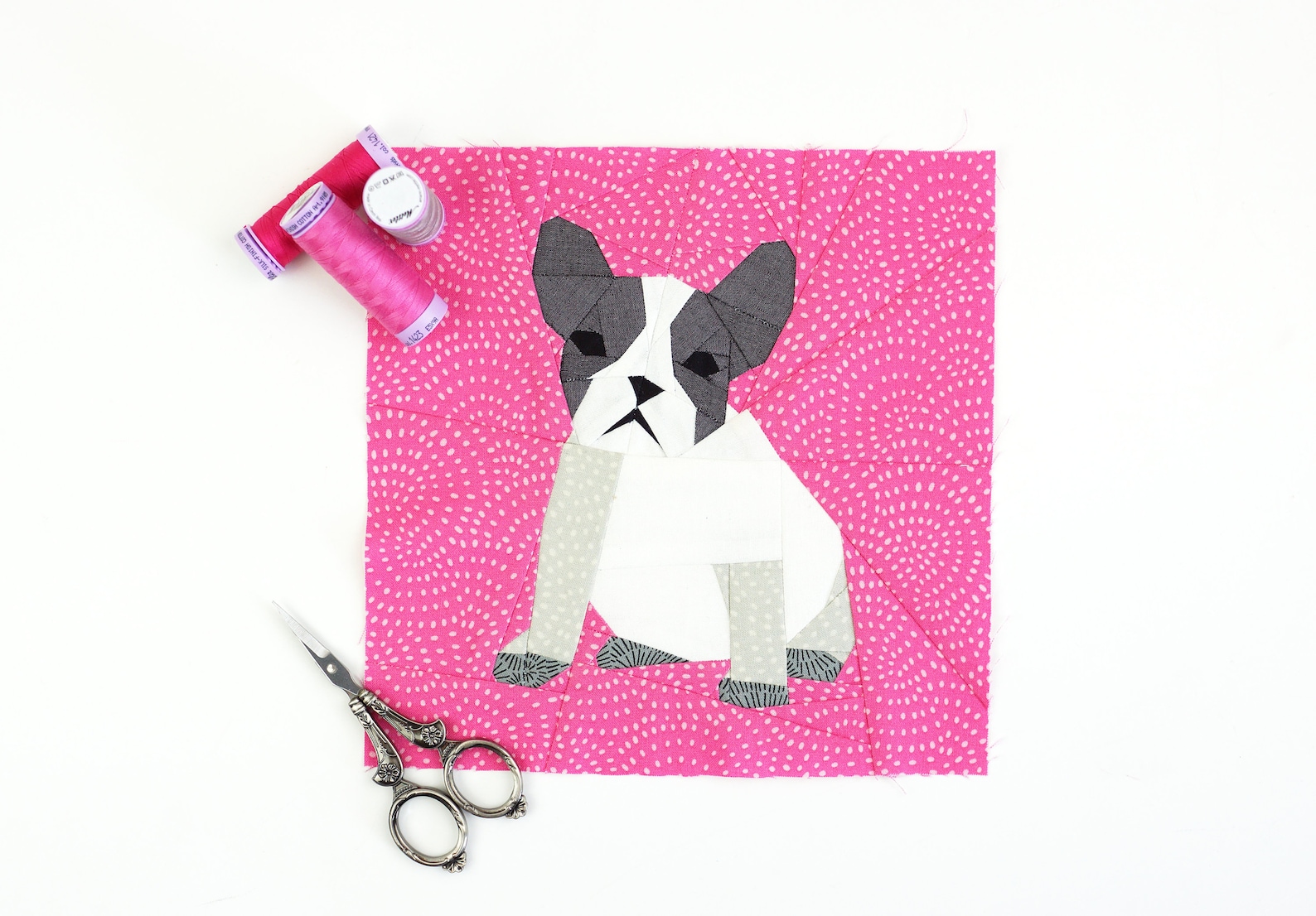 Boston Terrier Quilt Block Pattern PDF Instant Download - Etsy