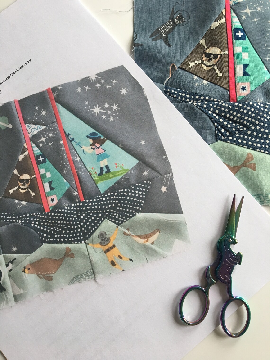 Sailboat Paper Piecing Pattern PDF Foundation Piecing - Etsy