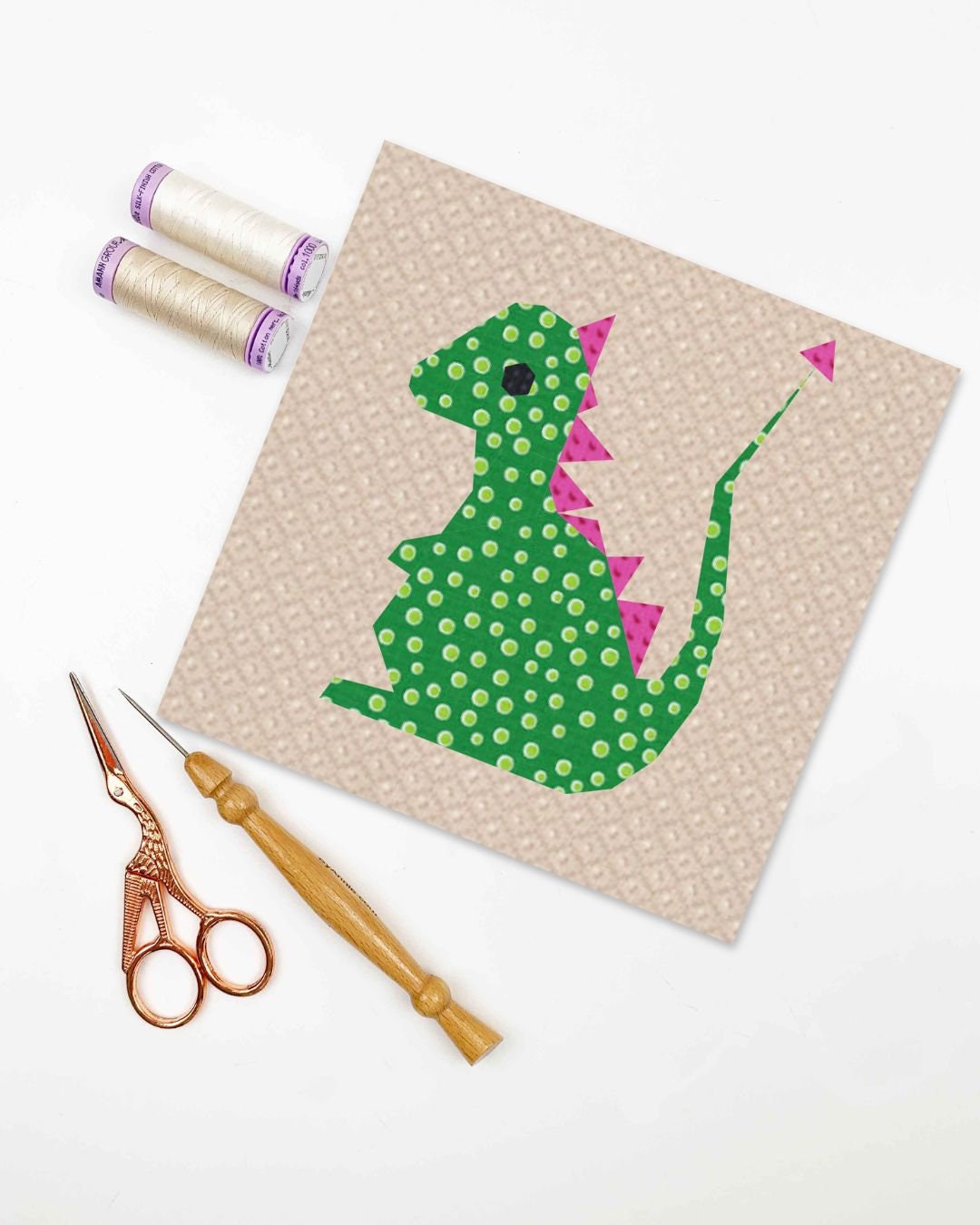 Dragon Quilt Block Pattern: Fairytale Nursery Decor (PDF Download) - Etsy