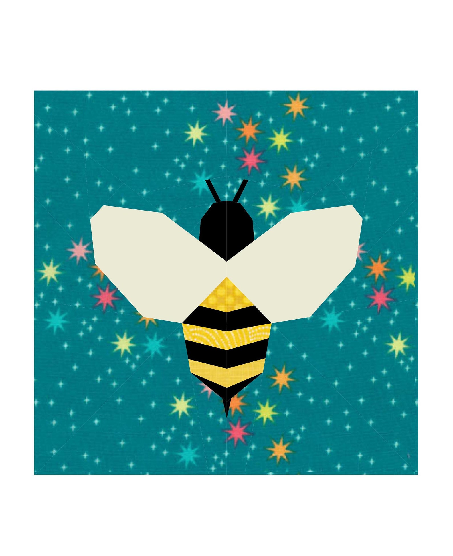 Bumble Bee Quilt Block Pattern, Foundation Paper Piecing (PDF Download ...