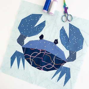 Crab and Lobster Quilt Pattern Bundle: Nautical FPP (PDF Pattern) - Etsy
