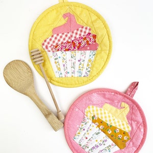 Cupcake Quilt Block Pattern, 4 Sizes PDF Instant Download, Foundation ...