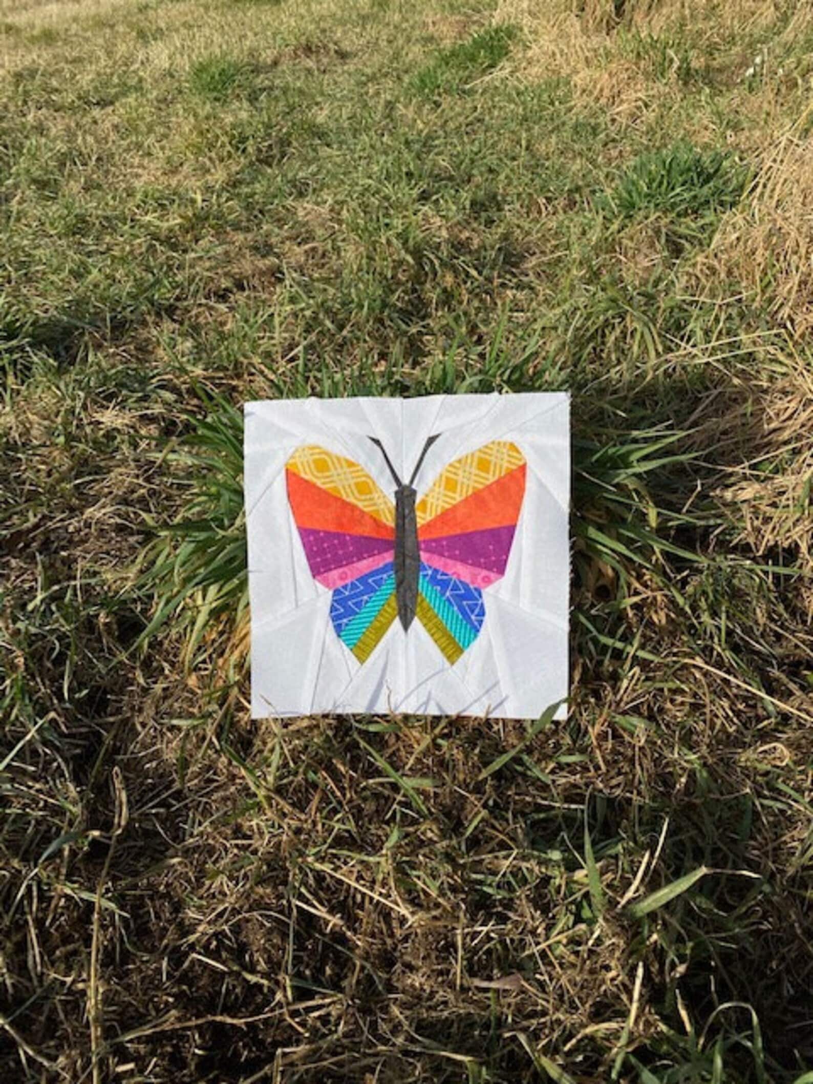 Butterfly Quilt Block Pattern, Butterfly Pattern, PDF Instant Download ...