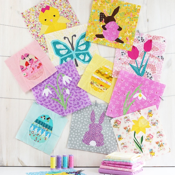 Easter Quilt Pattern - Etsy