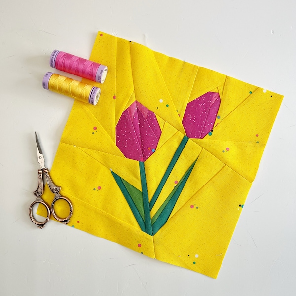 Tulip Quilt Pattern - Etsy