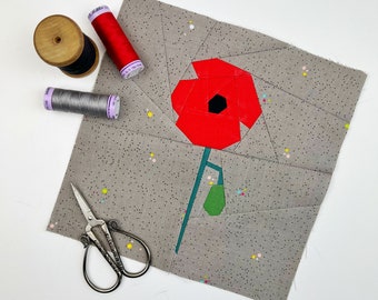 Poppy Quilt Pattern - Etsy
