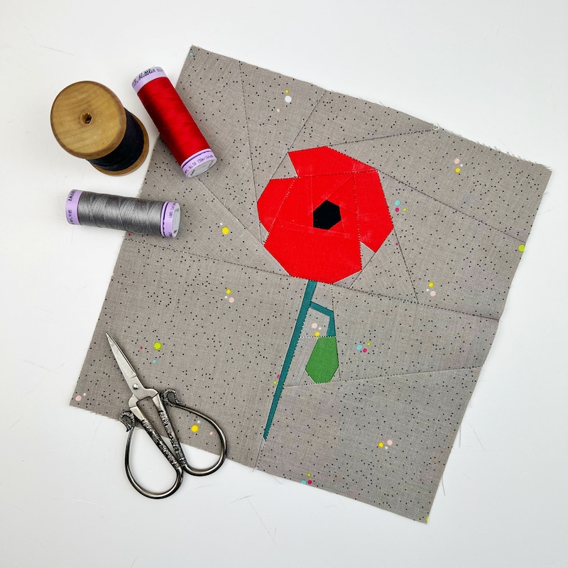 Poppy Quilt Pattern - Etsy