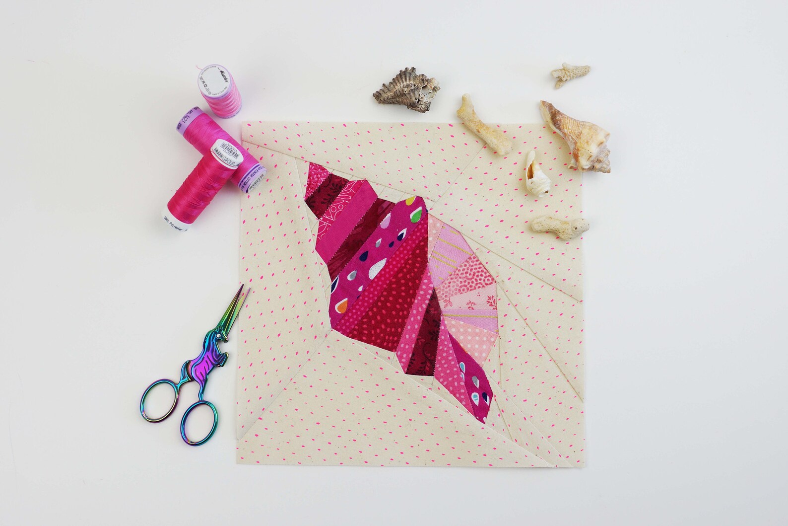 Seashell Quilt Block Pattern PDF Pattern Instant Download | Etsy Australia