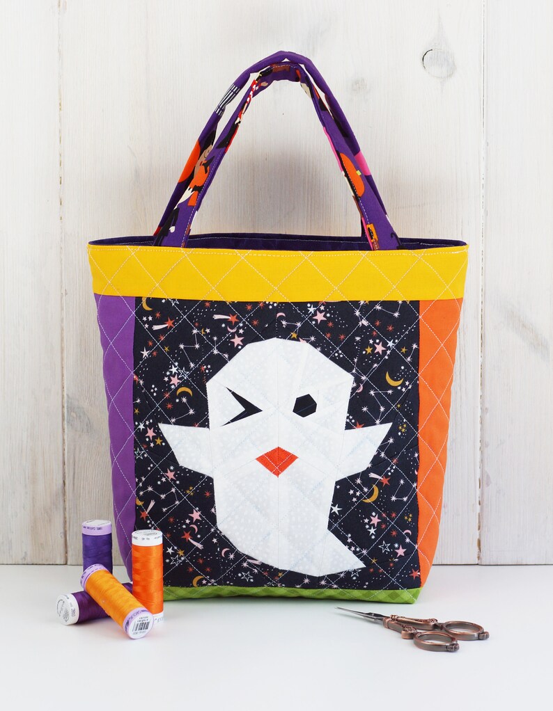 Ghost Quilt Block Pattern PDF Instant Download Halloween - Etsy