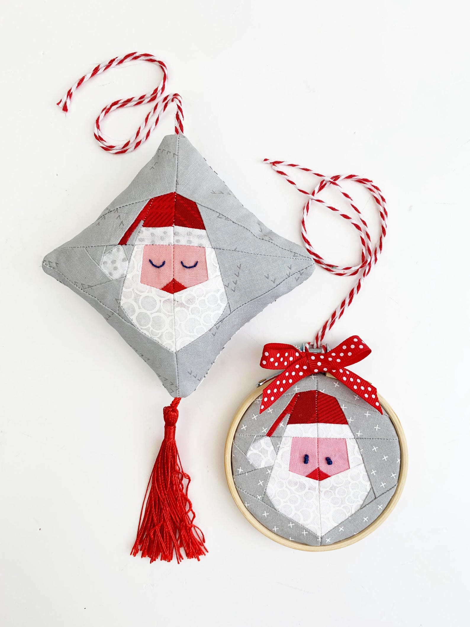 Santa Quilt Block, 5 Sizes PDF Instant Download, Foundation Paper ...