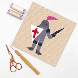 Knight Quilt Block Pattern: Fairytale Foundation Paper Piecing (PDF ...