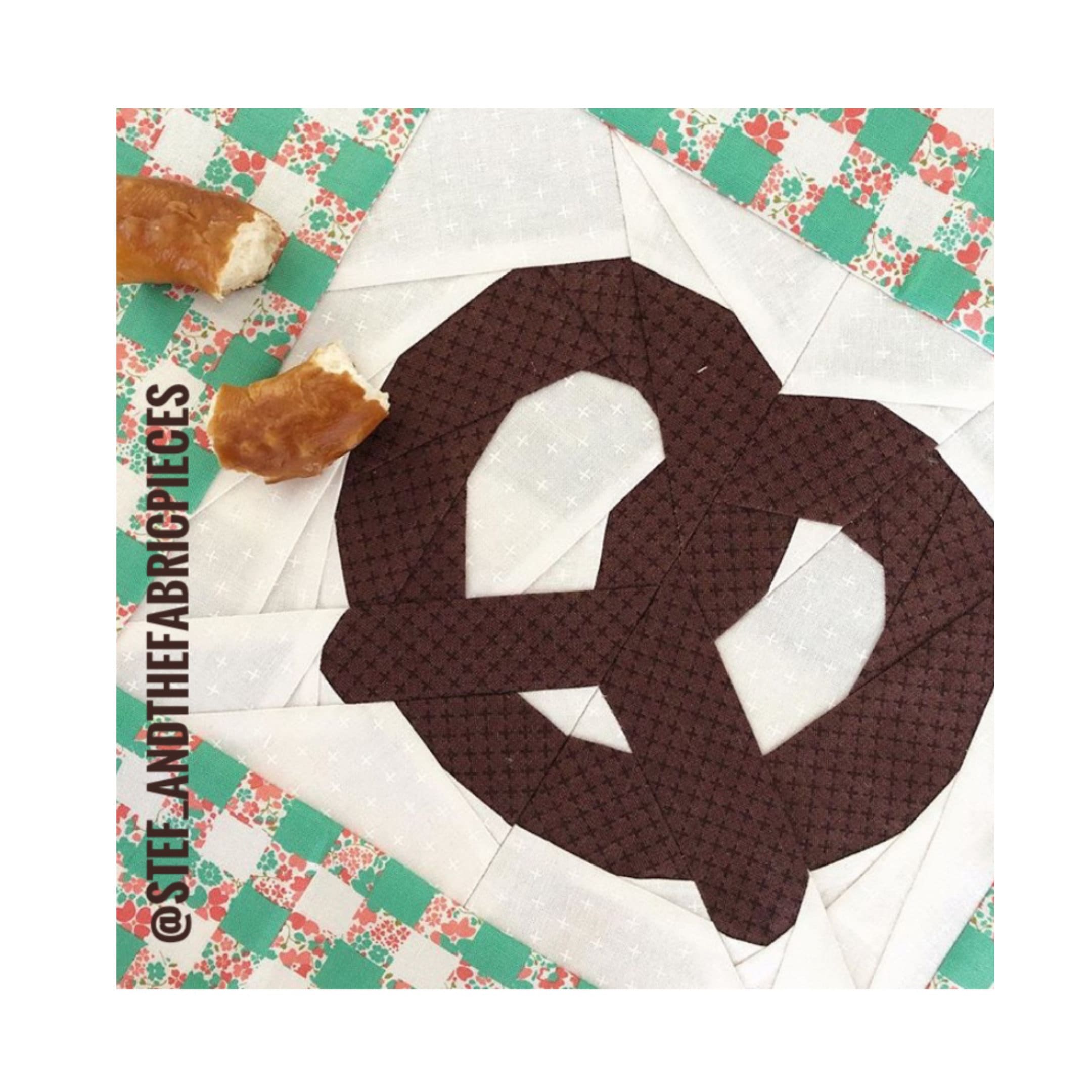 Pretzel Pattern Pretzel Quilt Block Pattern PDF Instant - Etsy UK
