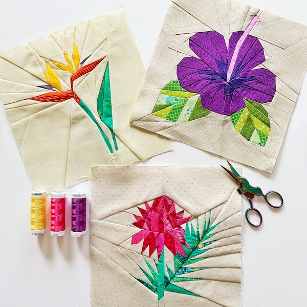 Tropical Quilt Patterns - Etsy