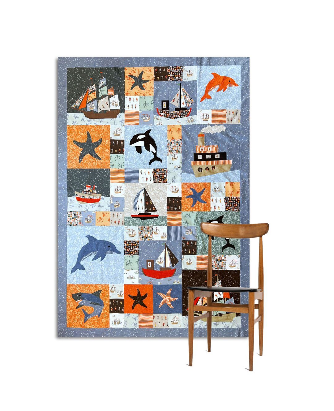 Nautical Quilt Pattern, Set of 9 PDF Pattern Instant Download ...