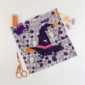 Witch Hat Quilt Block Pattern, 5 Sizes, Halloween FPP (PDF Download) - Etsy