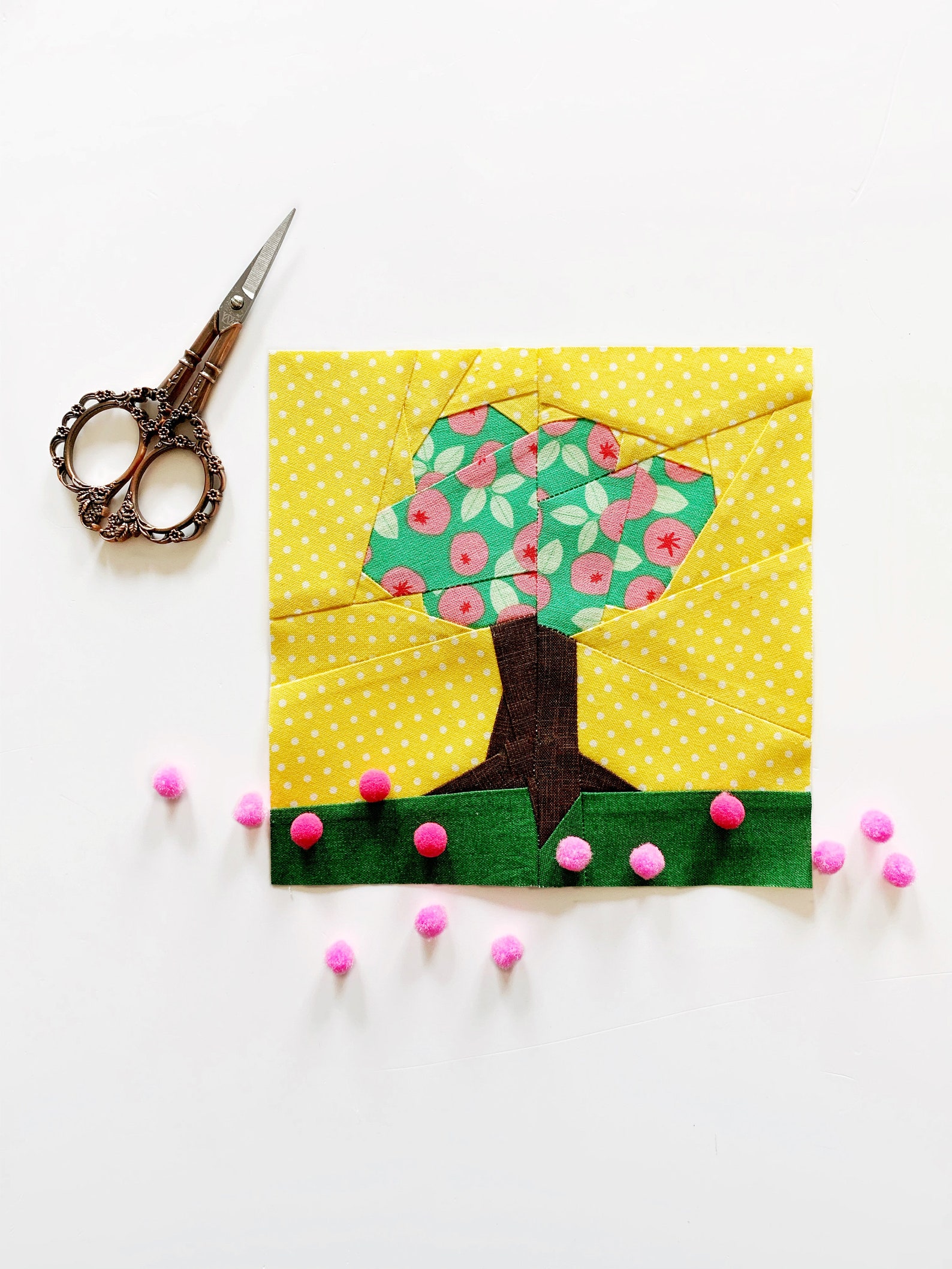 Tree Quilt Block Pattern PDF Instant Download Nursery Decor | Etsy