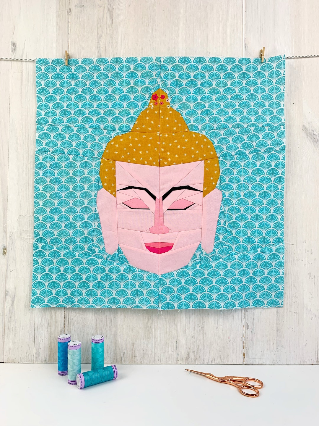 Buddha Quilt Block Pattern: Foundation Paper Piecing (PDF Pattern) - Etsy