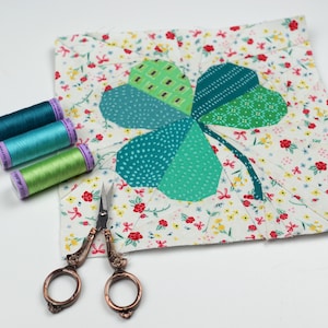 Shamrock Quilt Block Pattern, Shamrock Pattern, PDF Instant Download ...