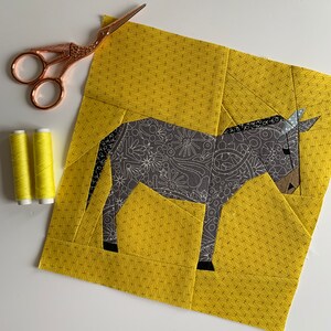 Donkey Quilt Block Pattern: Foundation Paper Piecing (PDF Download) - Etsy